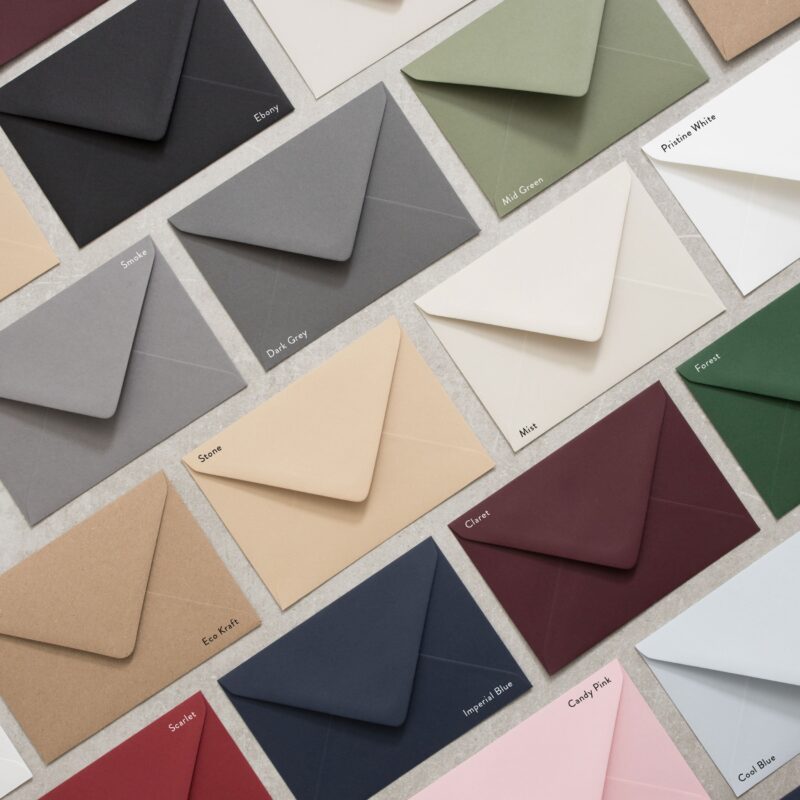 Gekleurde enveloppen bestellen - Drukkerij van der Hulst